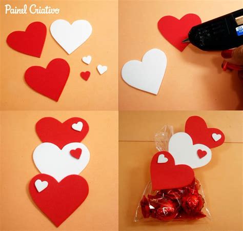 Faça Você Mesmo Lembrancinha Em Eva Para O Dia Dos Namorados Diy Valentines Crafts Diy
