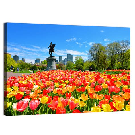 Boston Public Garden Wall Art Canvaspiece