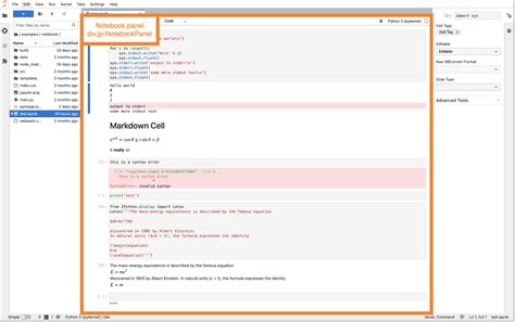 Mapping Jupyterlabs User Interface To Source Code Jupyter Accessibility Team Compass