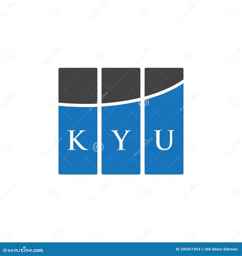 Kyu Letter Logo Design On White Background Kyu Creative Initials Letter Logo Concept Kyu