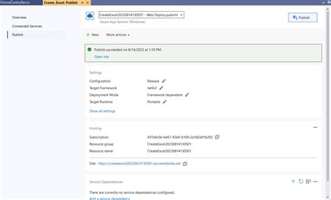 Create Read And Edit Excel Files In Azure App Service On Windows
