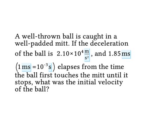 Kinematics Equation 1 Example 5
