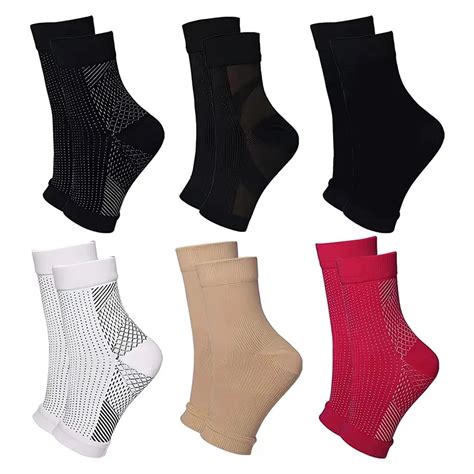 Colorful Comfort Foot Anti Fatigue Anklets Compression Sleeve Relieve
