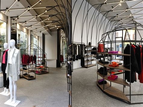 Концептуальный дизайн магазина одежды Joseph в стиле минимализм ...