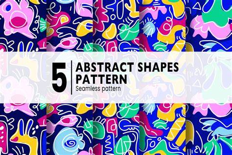 Seamless Pattern Abstract Shapes Graphic By Twiri · Creative Fabrica