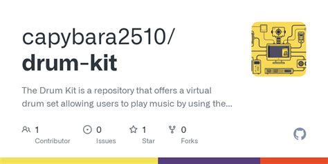 GitHub Capybara Drum Kit The Drum Kit Is A Repository That Offers A Virtual Drum Set