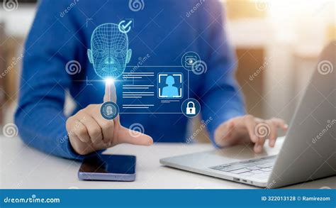 Deepfake Concept Matching Facial Movements With A Different Face Of Another Person Face