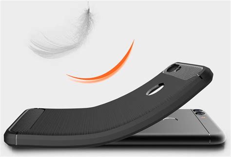 Huawei P Smart Geborsteld Tpu Hoesje Zwart Gsmpunt