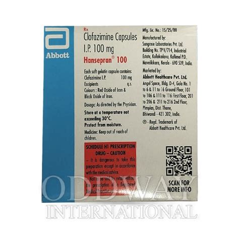 Clofazimine 100 Mg Capsule Buy At Wholesale Price