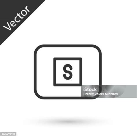 흰색 배경에 격리 된 회색 줄 중지 미디어 버튼 아이콘 벡터 녹음 장비에 대한 스톡 벡터 아트 및 기타 이미지 녹음 장비 놀기 누름 버튼 Istock