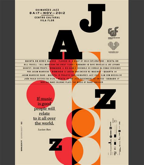 GUIMARÃES JAZZ 2012爵士乐海报设计 设计在线