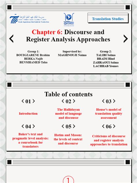 Discourse And Register Analysis Approaches Pdf Translations