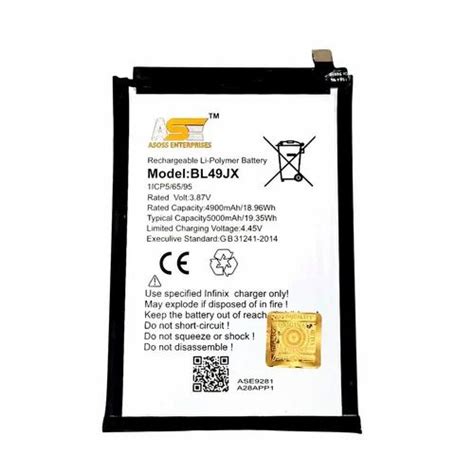 Infinix BL49JX Mobile Battery At 515 Piece Cell Phone Battery In New Delhi ID 2853269648033