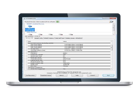 Passmark Diskcheckup Software