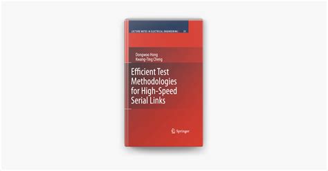 ‎efficient Test Methodologies For High Speed Serial Links Của Dongwoo Hong And Kwang Ting Cheng