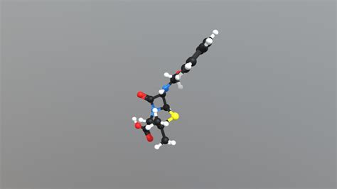 Penicilina V 3d Model By Eduteiment Camiloislas [79b2bdd] Sketchfab