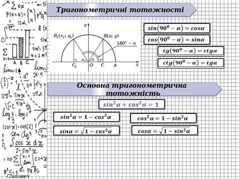 Геометрія 8 клас Матеріали до уроку Тригонометричні функції гострого