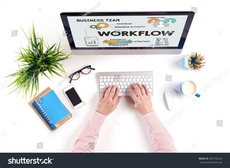 Business Finance Workflow Concept Stock Photo 487732324 Shutterstock