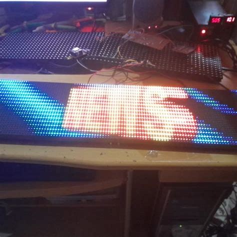 Jual Kit Esp32 Esp 32 Hub75 P5 Animasi File  Microsd Jakarta