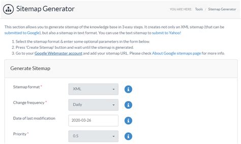 Sitemap Generation In Knowledge Base Phpkb Features