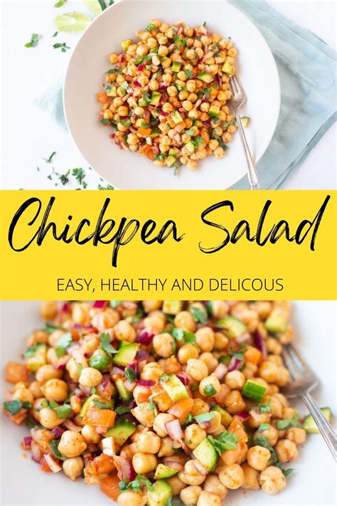 Healthy Chickpea Salad Piping Pot Curry