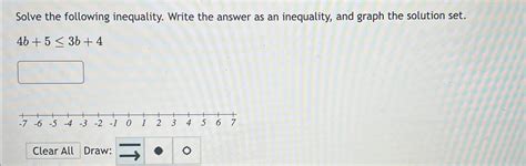 Solved Solve The Following Inequality Write The Answer As