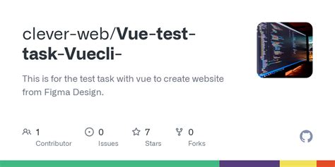 GitHub Clever Web Vue Test Task Vuecli This Is For The Test Task