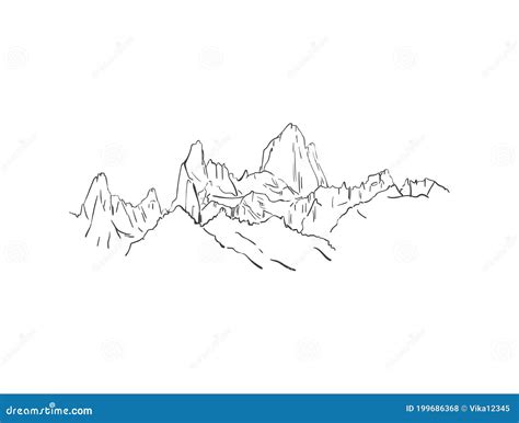 Linear Chile Map Icon From Countrymaps Outline Collection Thin Line Chile Map Vector Isolated