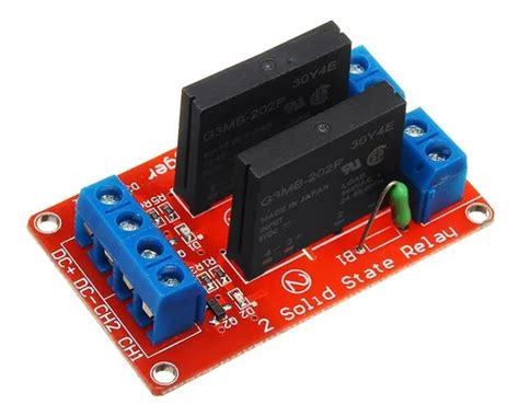 Módulo Relé Estado Sólido 2 Canais 5v Ssr