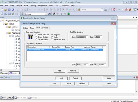 solved what does no algorithm found mean stmicroelectronics
