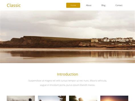 Download Htmlcss Templates For Free Classic Free Html Templates