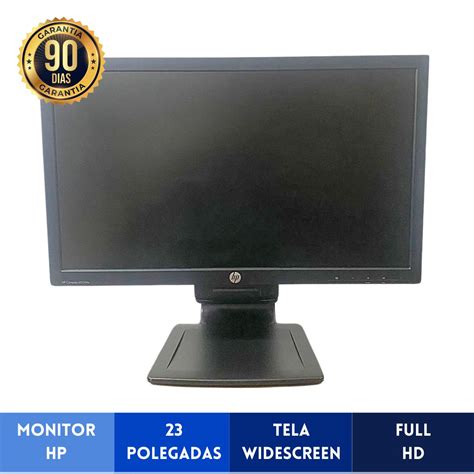 Monitor Hp 23 Polegadas Full Hd Led Displayport Vga Dvi E Usb Horizontal E Vertical