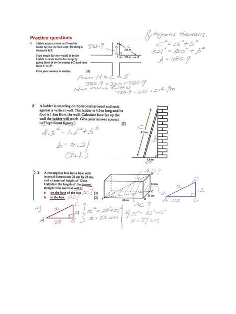 igcse maths question discussion 24 11 6 pytagoras theorem and similar