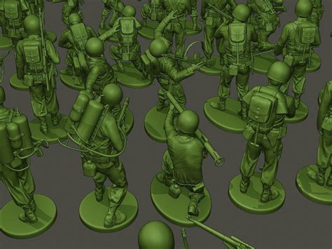 American Soldiers Ww2 Bundle Pack 3d Model 3d Printable Cgtrader
