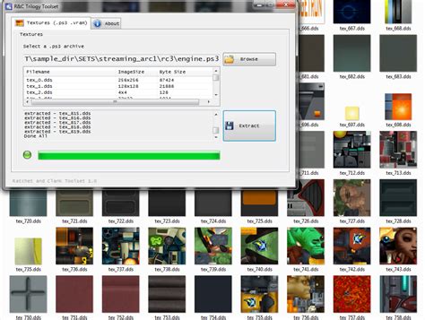Ratchet And Clank Trilogy Texture Extractor Cra0 Software Engineer