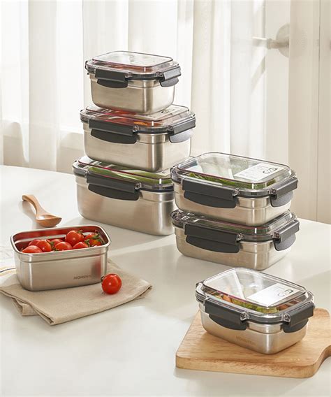 모멘토 더클린 스텐 보관용기 모음전 480ml~2000ml 에이블리