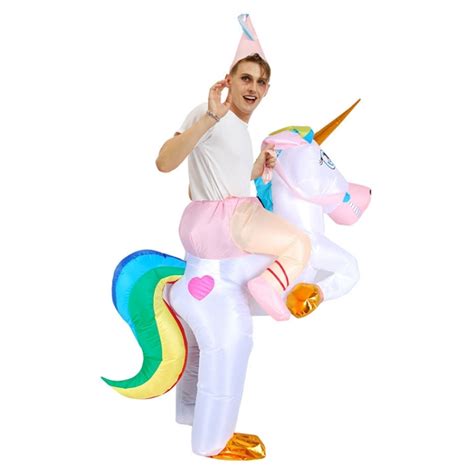 할로윈 공룡 팽창식 옷 폴리에스테 3d 만화 인형 의류 크기 S 80 120cm 색깔 유니콘