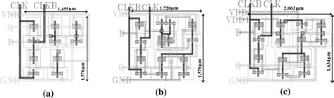 Layout Of The Different Latch Circuits A Reference Latch B ST Based Download Scientific Diagram