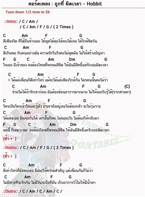 คอร์ด อย่ากลัวการกลับมา The Hook Artofit