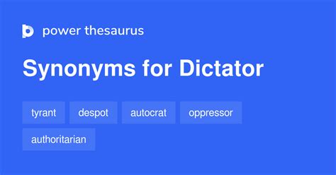 Dictator Synonyms 208 Words And Phrases For Dictator Page 2