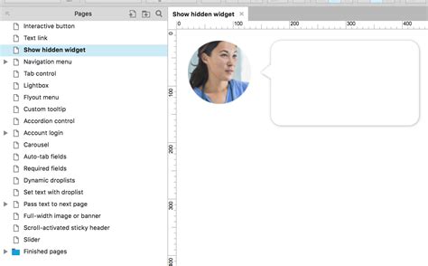 axure rp官方教程翻译（3）：显示隐藏的部件 axure hub 产品经理原型资源整合站