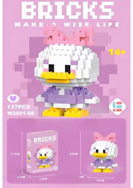 Dek Toy Store Bricks Donald Duck Ve Daisy Duck Yapıtaşları Fiyatı