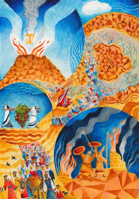 Parshat Devarim Torah Portion Artwork Print By Darius Gilmont