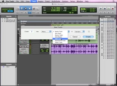 Pro Tools Basics Lesson MIDI Tracks Of TheDAWstudio Com