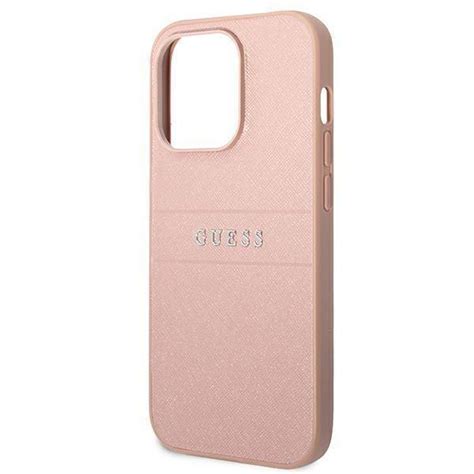 Original Case Iphone Pro Max Guess Saffiano Strap Pink Pink Cases And Covers Types Of