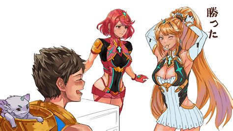 Xenoblade Chronicles 2 Rex Pyra Homura And Mythra Xenoblade Chronicles 2 Xenoblade