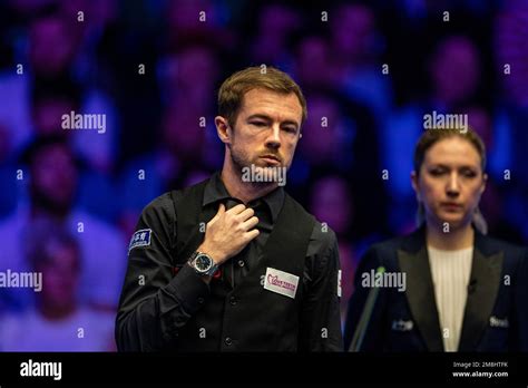 Jack Lisowski Reacting During Day Seven Of The Cazoo Masters At