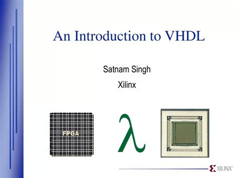 PPT An Introduction To VHDL PowerPoint Presentation Free Download ID
