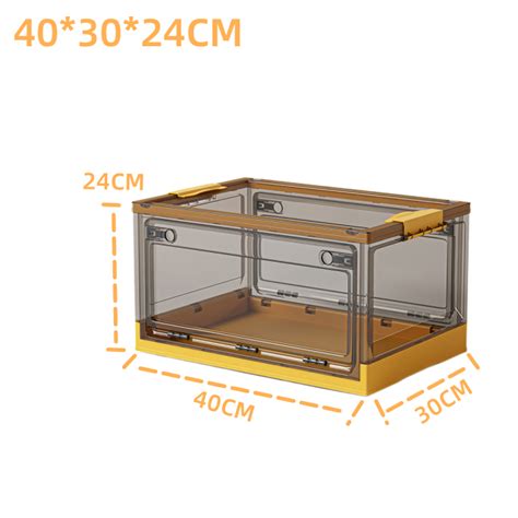 Jual Transparan Storage Box Foldable Penyimpanan Box Kapasitas Ekstra Besar Kontainer Box Tempat
