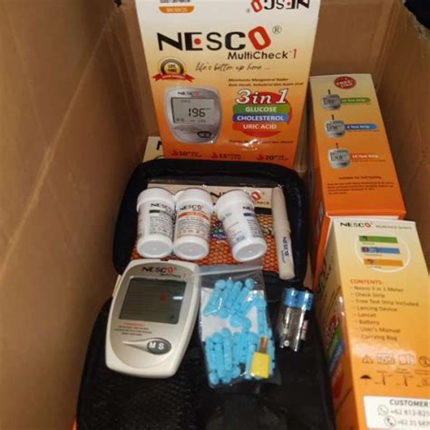 Promo Alat Tes Gula Darah 3 In 1 Nesco Diskon 17 Di Seller Mahanani Store 4 Cikoko Kota